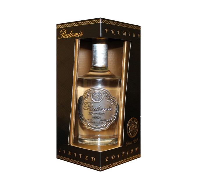 Vodka Radamir 0,5L Premium darková krabíce | KOLOBOK